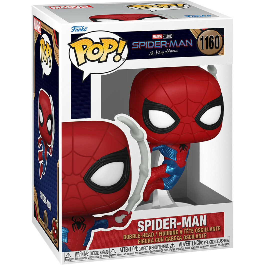 Фигурка Funko POP! головотряс Spider-Man: No Way Home Spider-Man (Finale Suit) 67610