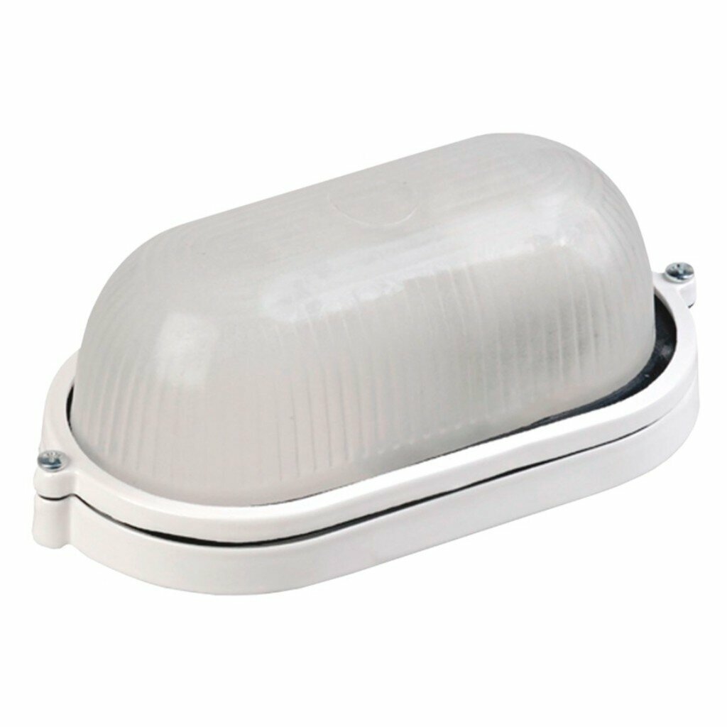 Светильник настенно-потолочный General Lighting Systems ЖКХ 1401, E27, 60Вт, IP65, овальный, белый, GCF-O-E27-60-IP65