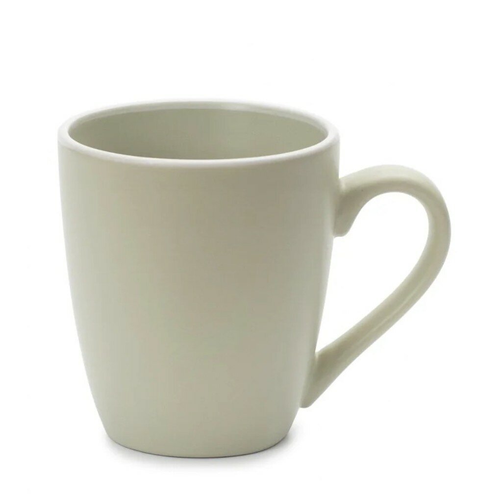 Керамическая кружка Domenik Scandy olive 355 мл, зеленая чашка под чай, кофе, подходит для СВЧ и посудомойки, DMD115