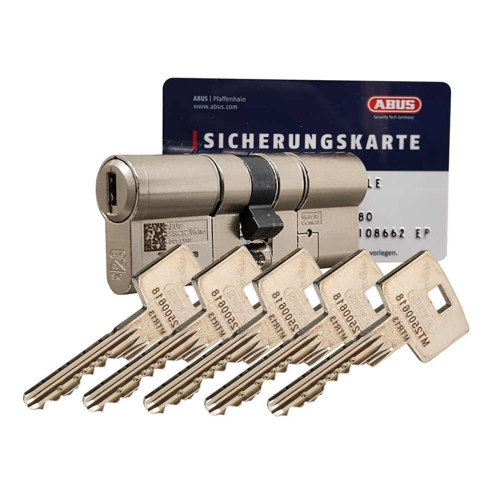 Abus Цилиндровый механизм ABUS Magtec 2500. ME (130)50/80 ключ/ключ, никель