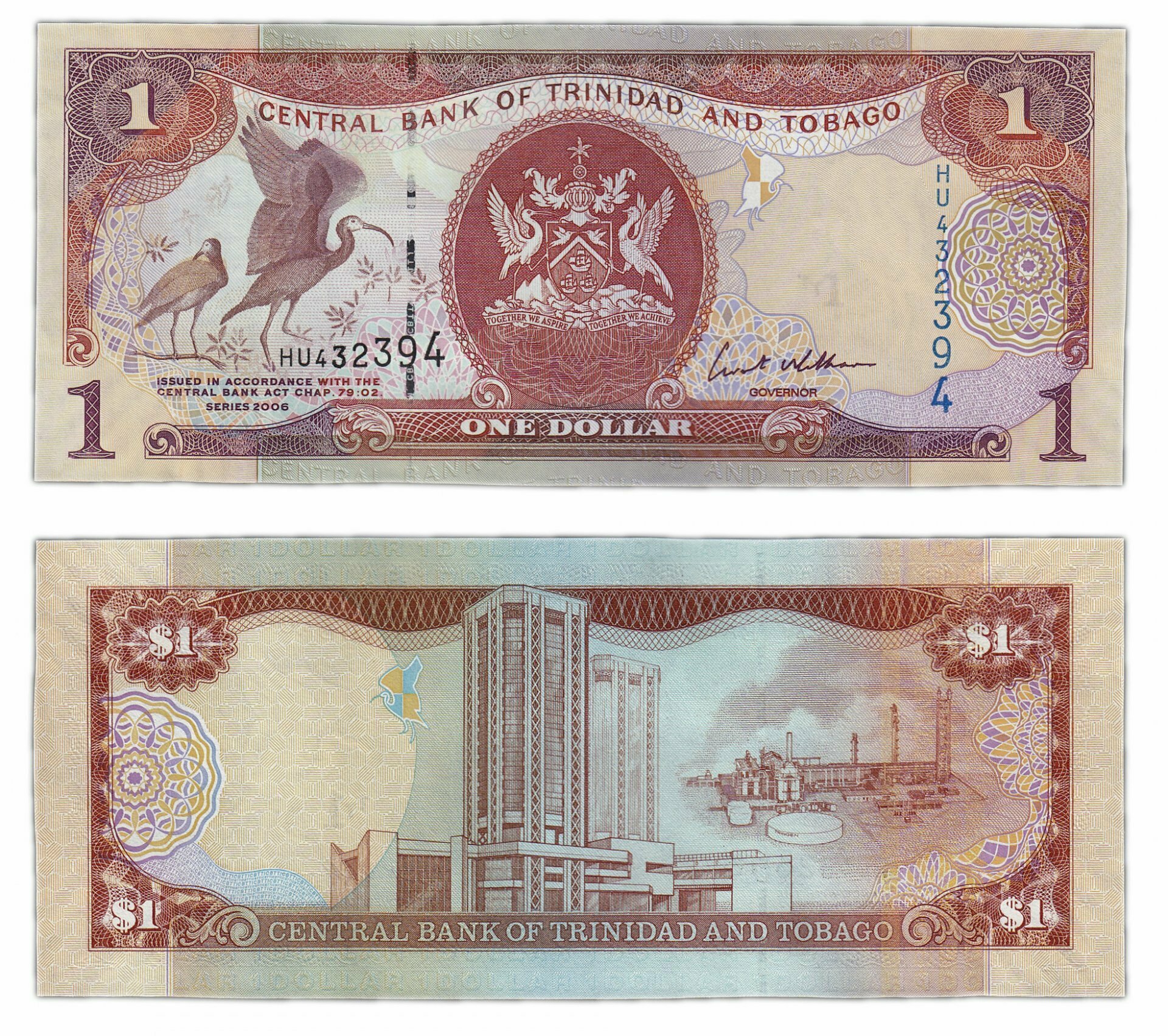 Тринидад и Тобаго 1 доллар 2006 Pick 46