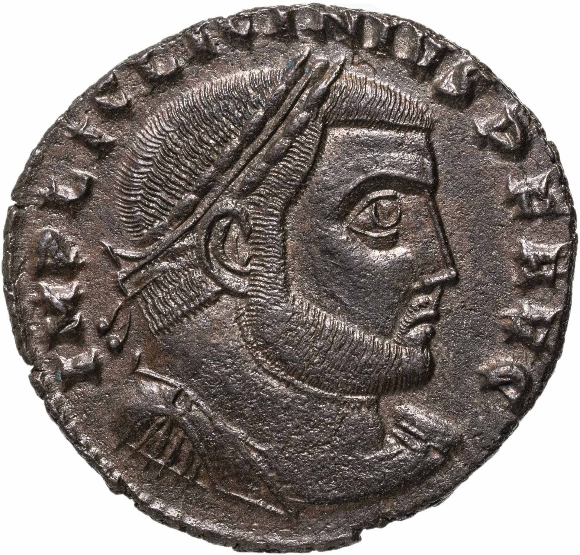 Римская империя, Лициний I, 308-324 годы, Нуммий , Медь, в сохранности VF-XF