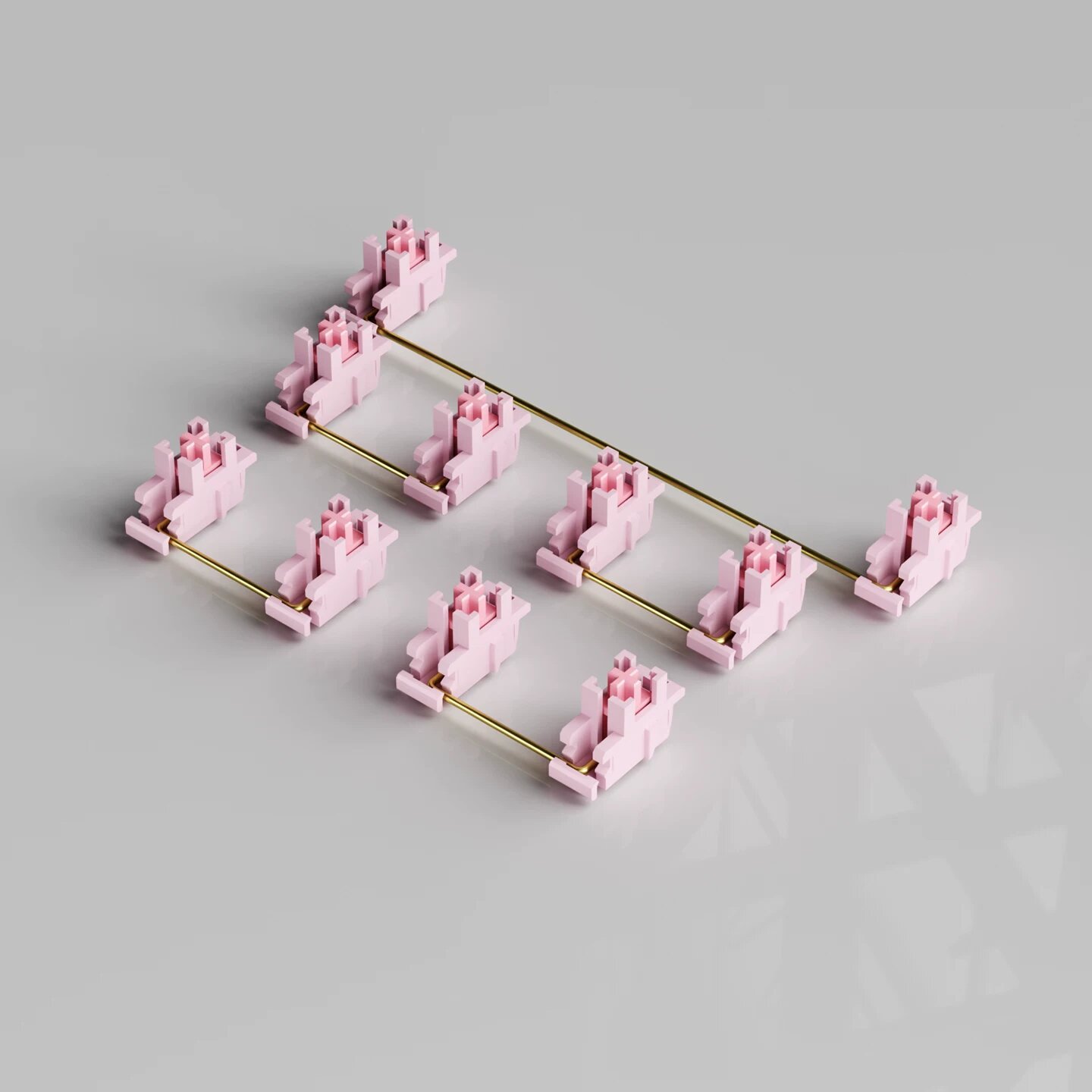 Официальные механические клавиши FLCMMK Belly Spirit V5 Satellite Axis POK с самосмазывающимися подшипниками, высокой