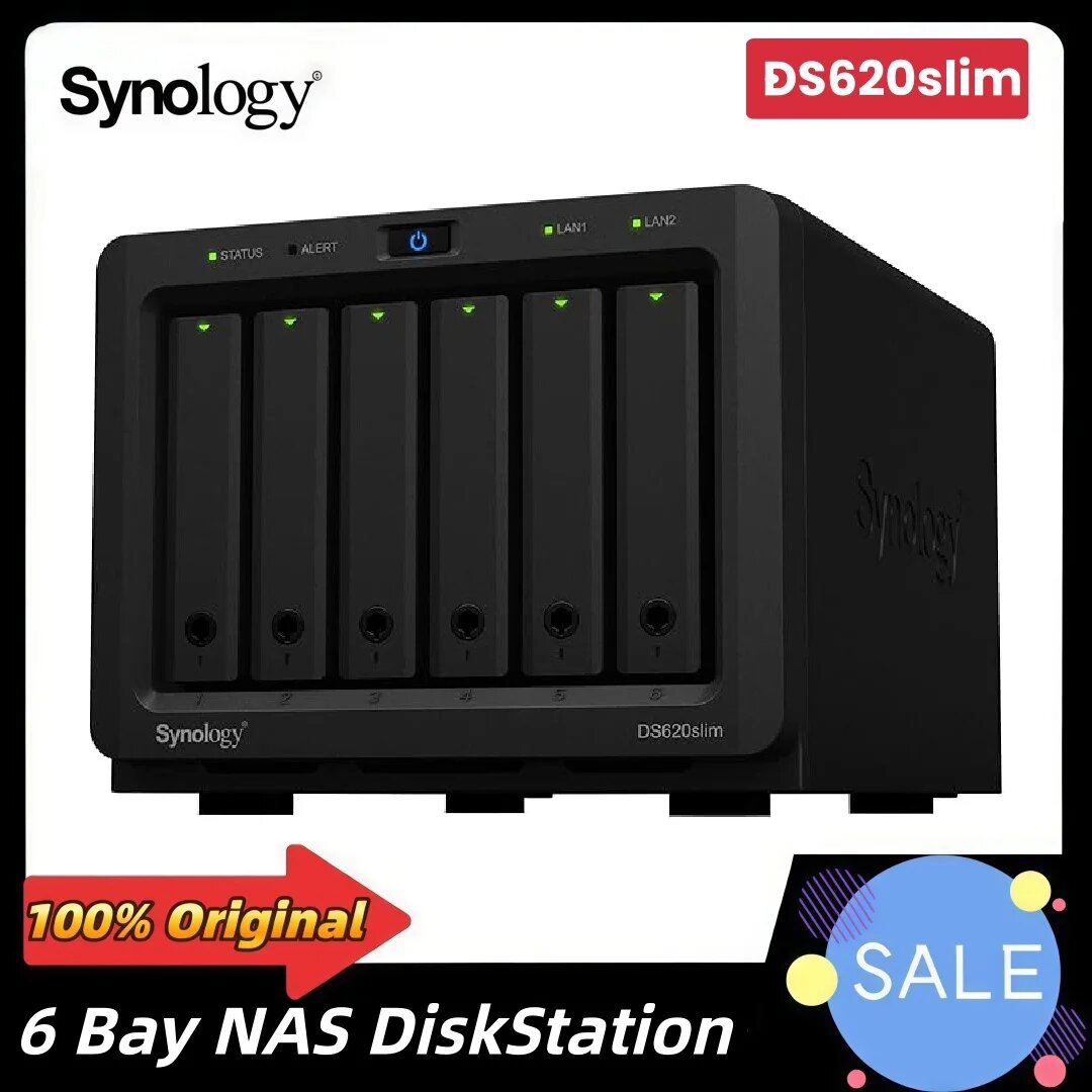 Synology DS620slim 6-баевый NAS-корпус