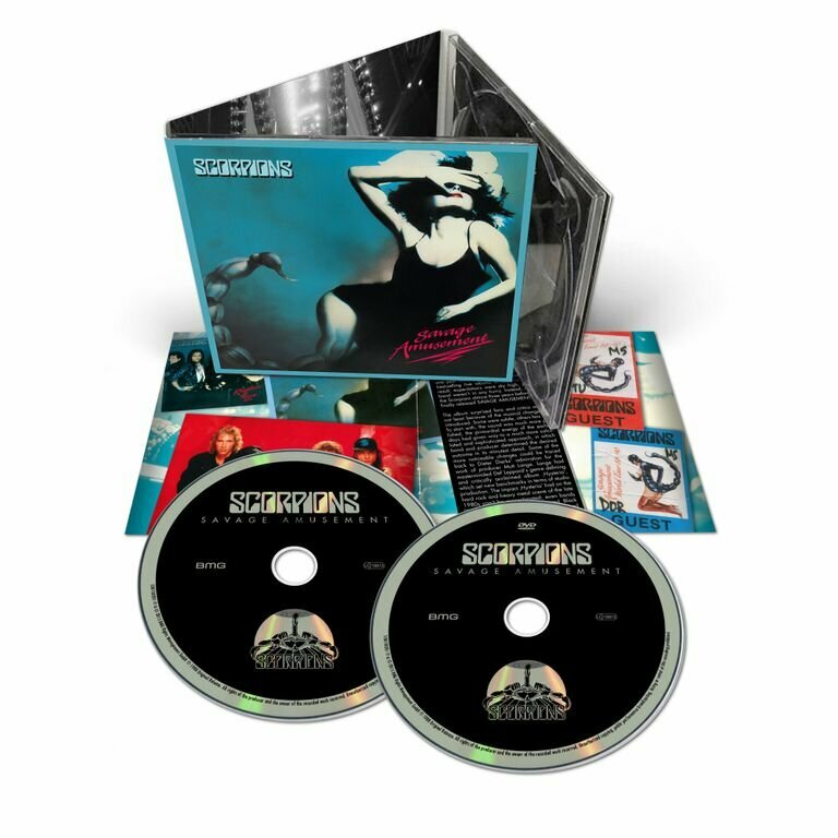 Фирменное издание Scorpions - Savage Amusement CD+DVD 50th Anniversary Deluxe Edition