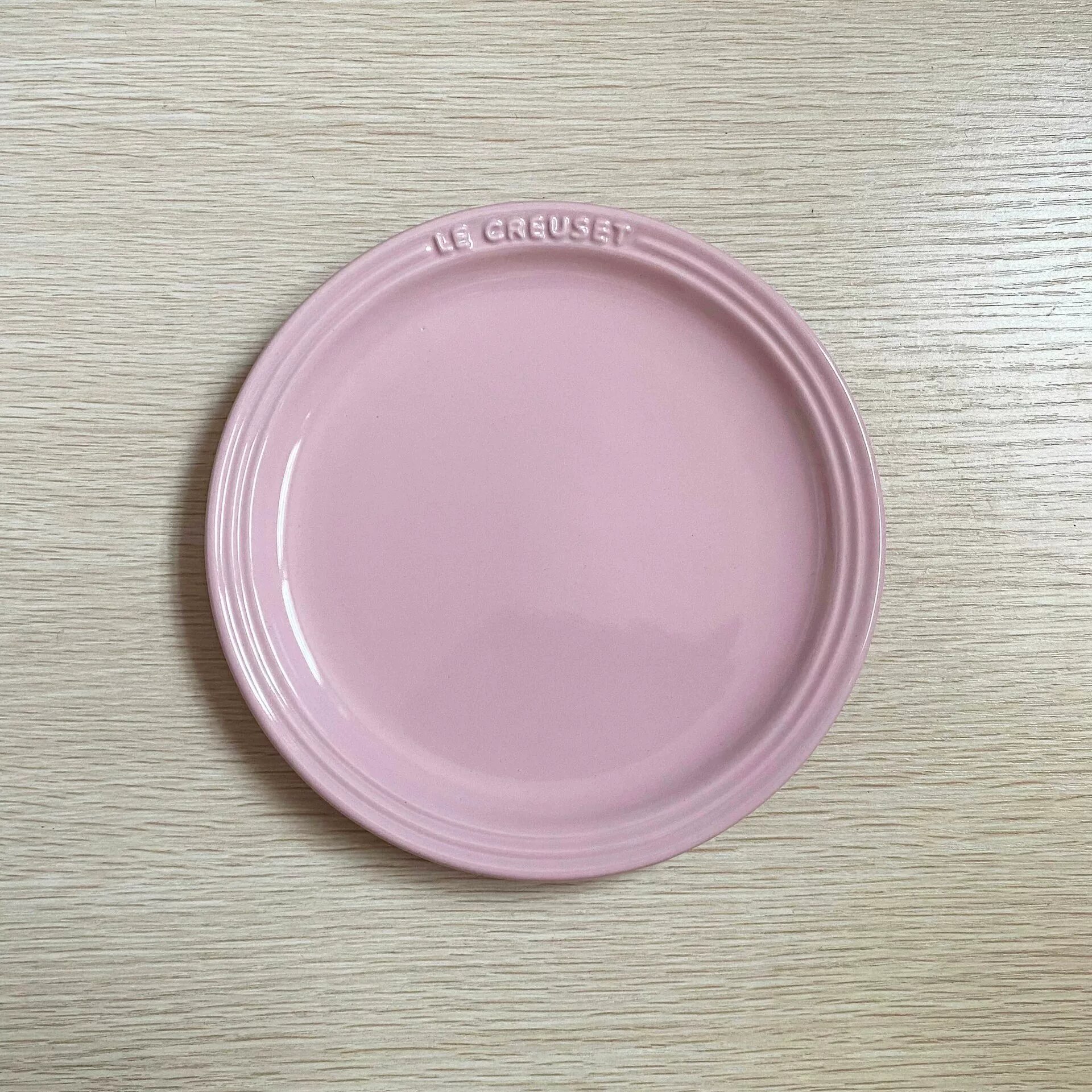 Фарфоровая тарелка Le Creuset 19 см в шифоновом розовом цвете со стандартной упаковкой