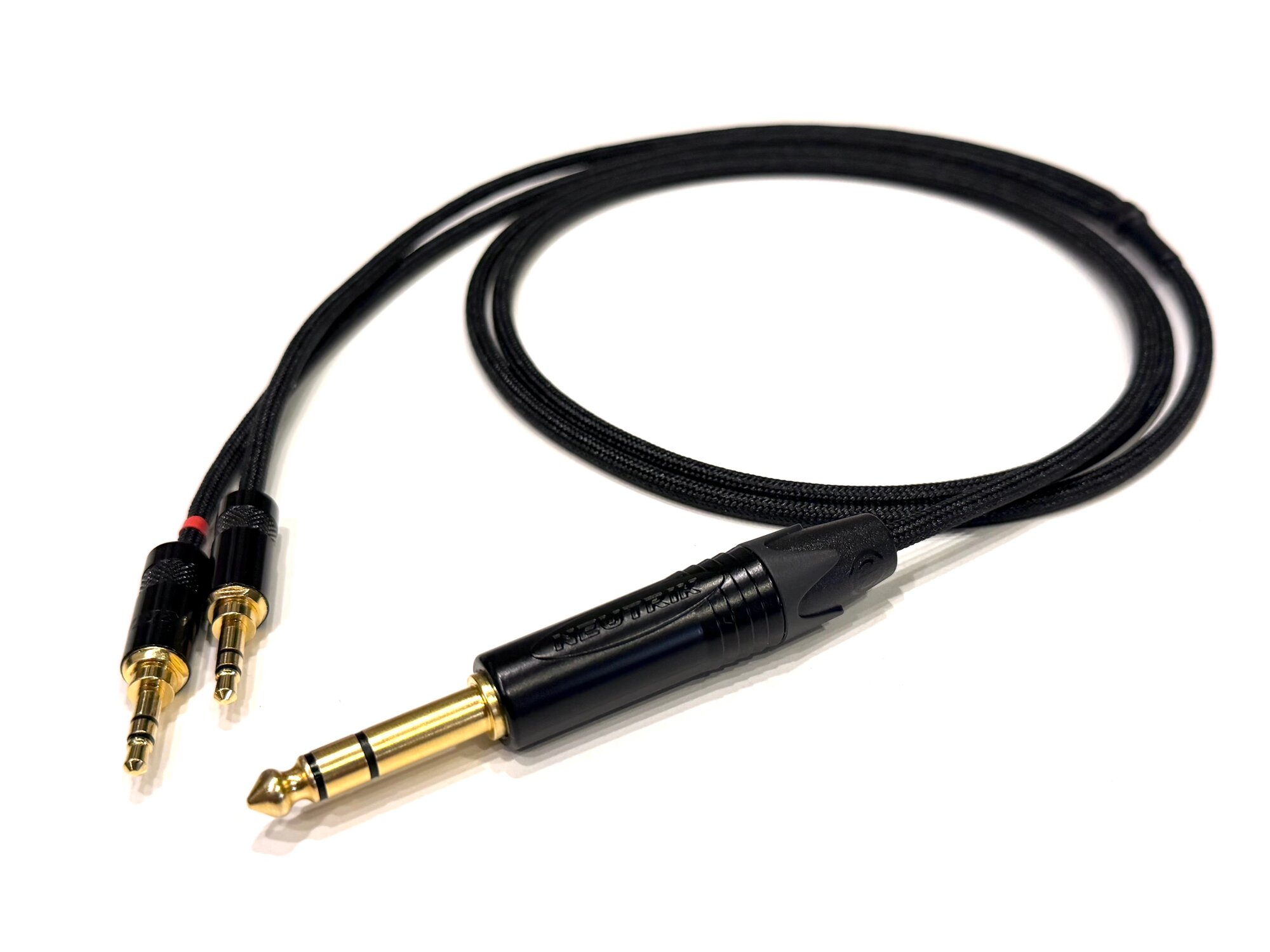 Кабель высококачественный авторский 2м для HiFiMan Kennerton Denon JVC Jack 6.35mm