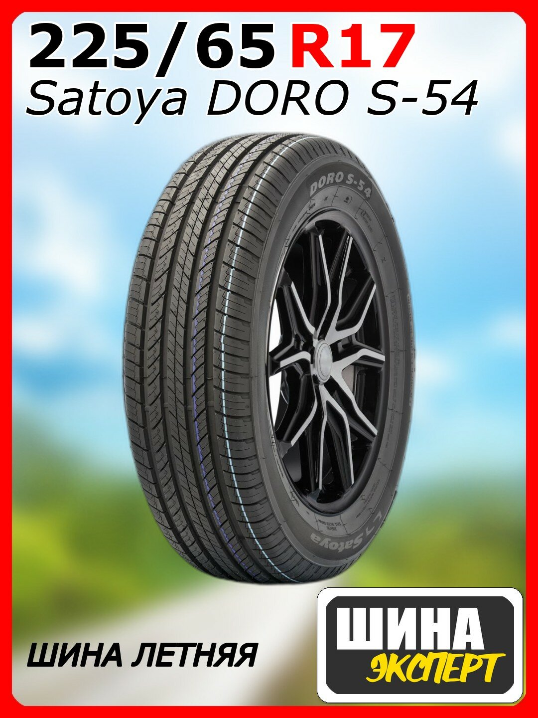 Шина летняя Satoya 225/65/17 H 102 DORO S-54 для легковых автомобилей S480565