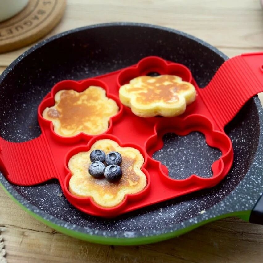 Силиконовая форма "Цветок" для яичницы, омлета, оладий