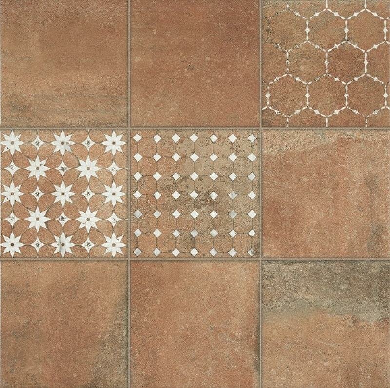 Керамогранит La Platera Kube 81058 45x45 Глазурованная, Матовая Коричневый