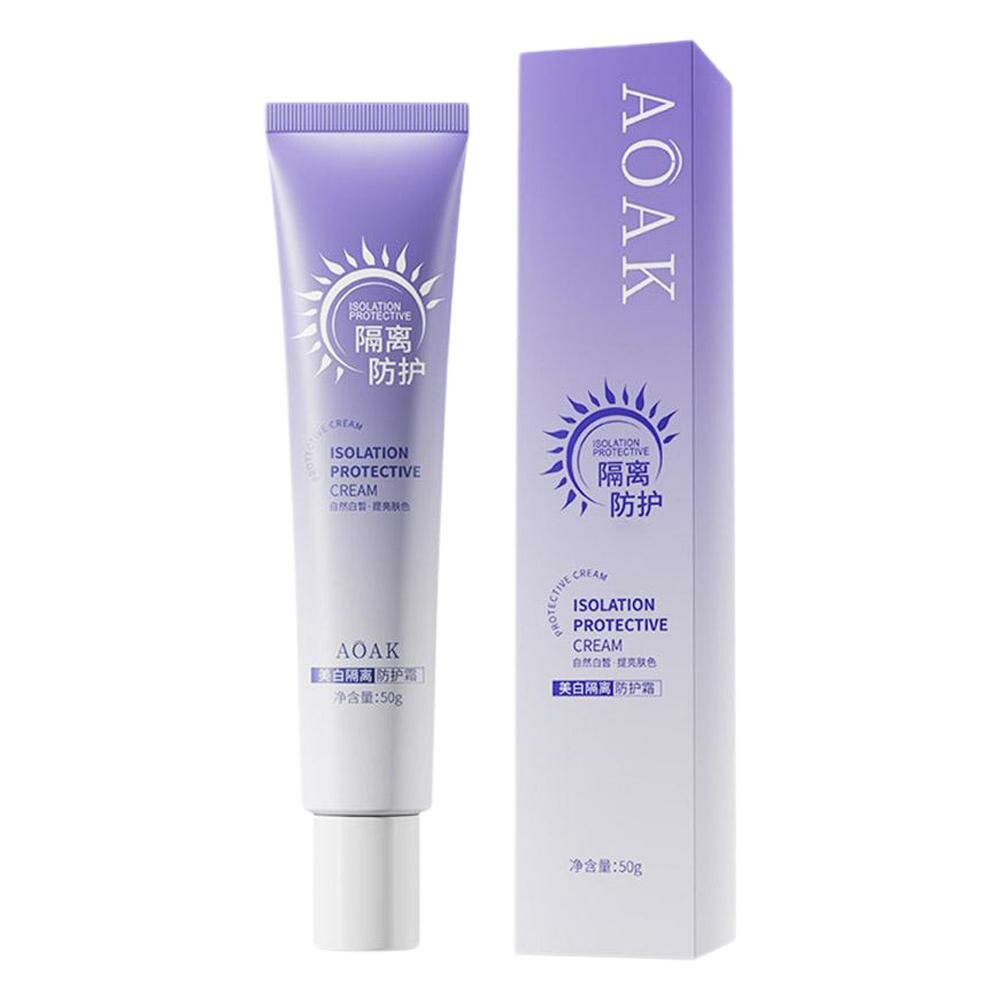 50 г защитного крема для изоляции, увлажняющий, осветляющий, водостойкий.