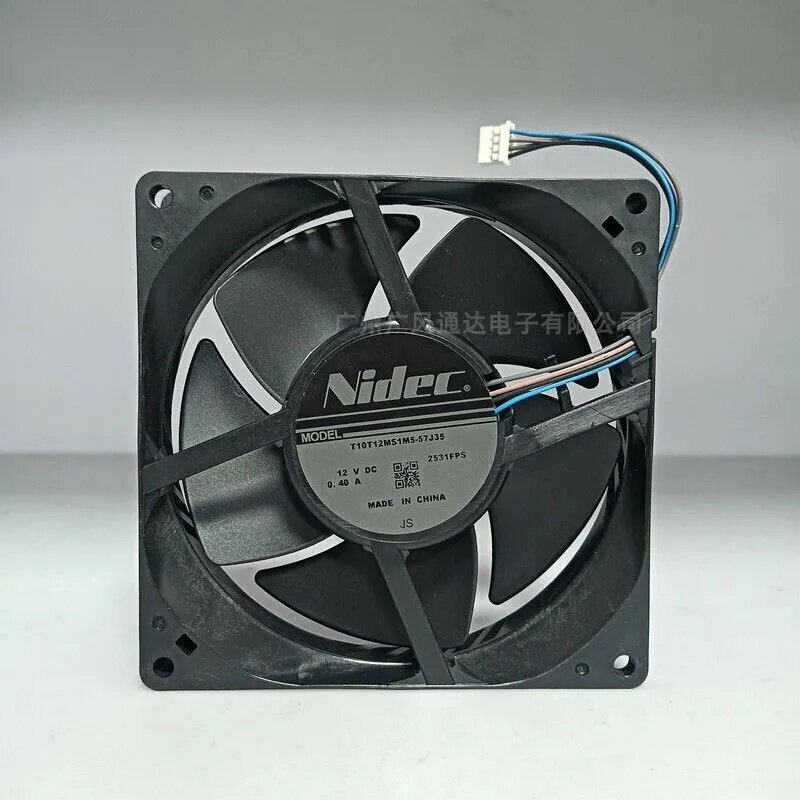 Вентилятор T10T12MS1M5-57J35 Nidec 10025 12V 0.4A 10CM Для Проектора Охлаждение Бесшумный