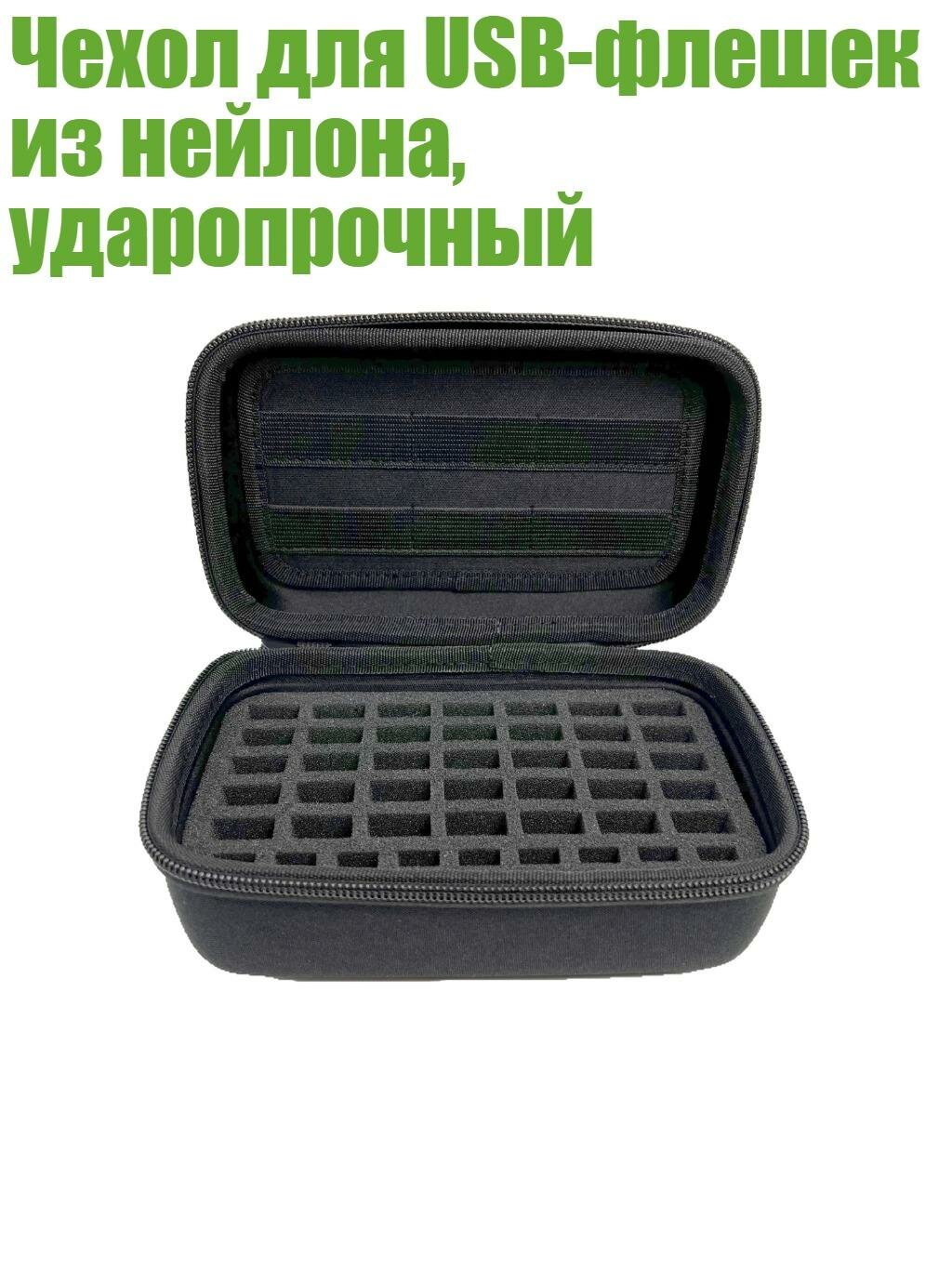 Чехол для USB-флешек из нейлона, ударопрочный