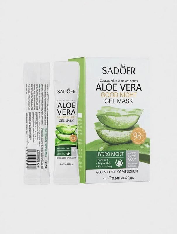 Увлажняющая маска для лица с Алое, 5шт