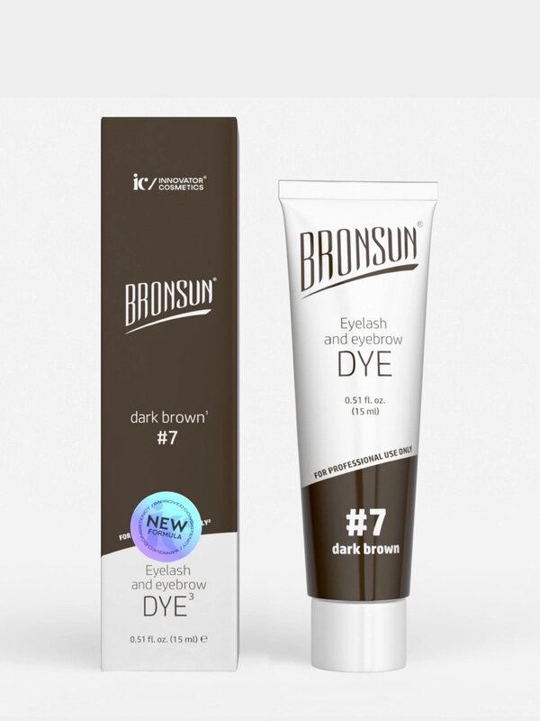 Краска для ресниц и бровей BRONSUN, 15 мл Новая формула