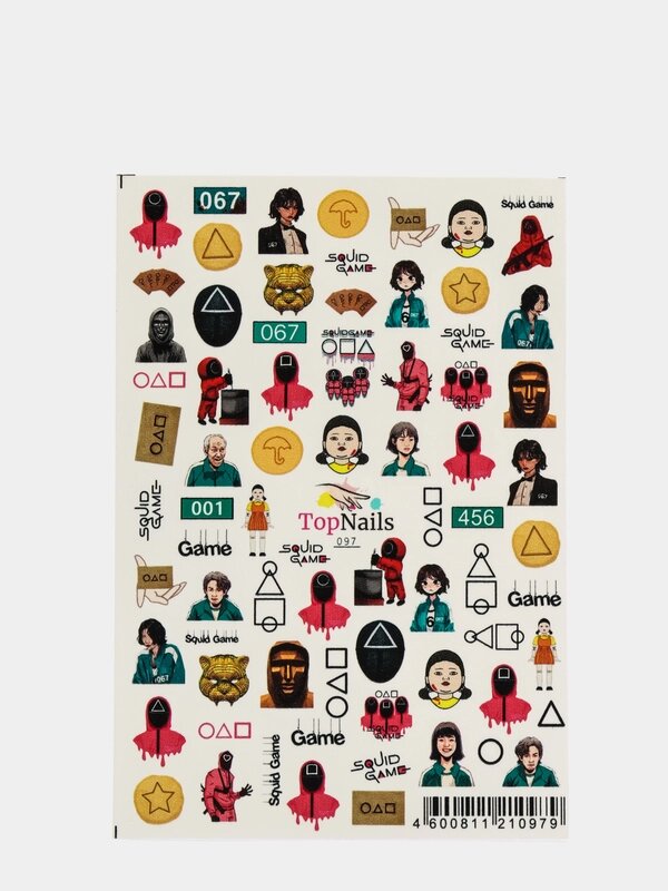 Слайдер/Top Nails/(водные наклейки) для дизайна ногтей, на любой фон