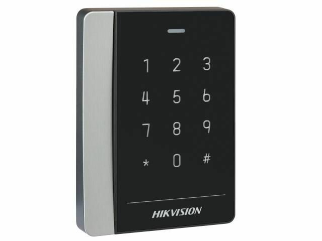 Считыватель карт Hikvision бесконтактных карт, стандарт EM, с сенсорной клавиатурой