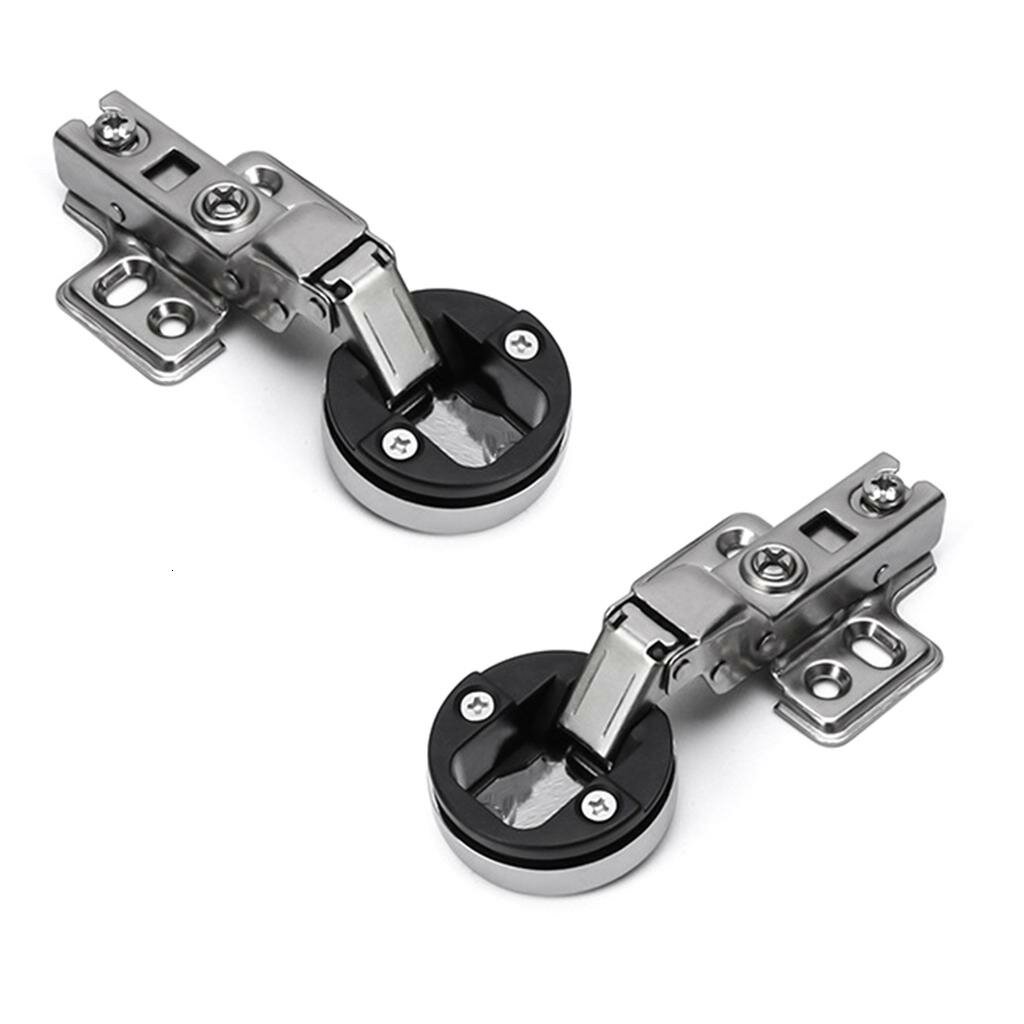 Гидравлические тихозакрывающиеся петли для стеклянных дверей шкафа, Наполовину согнутая крышка