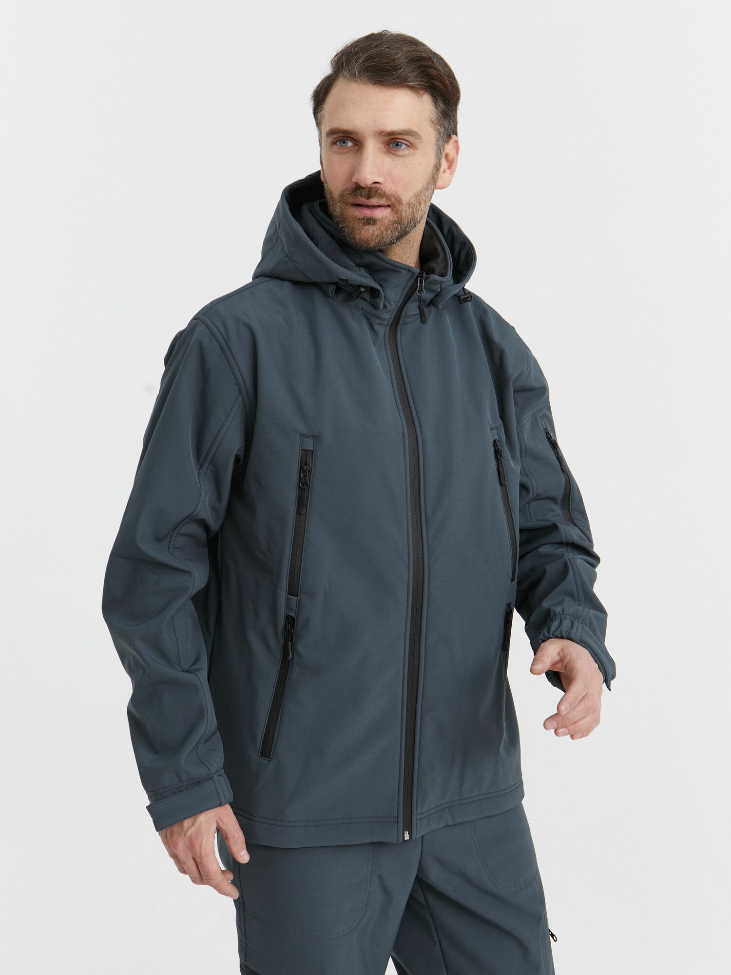 Куртка софтшелл на флисе BLACK VIPER BMSsK001