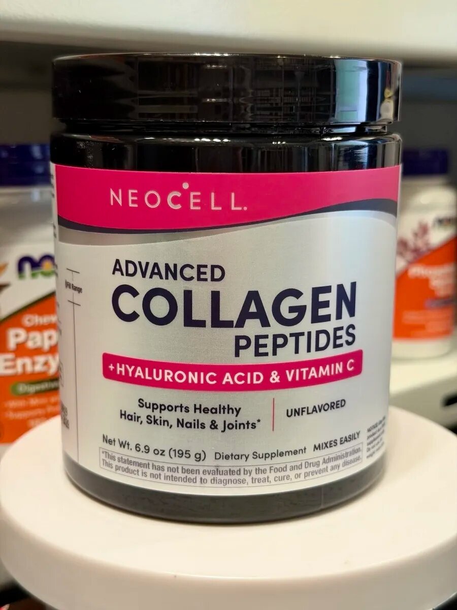 Neocell Advanced Collagen Peptides, Пептиды коллагена, 195 гр
