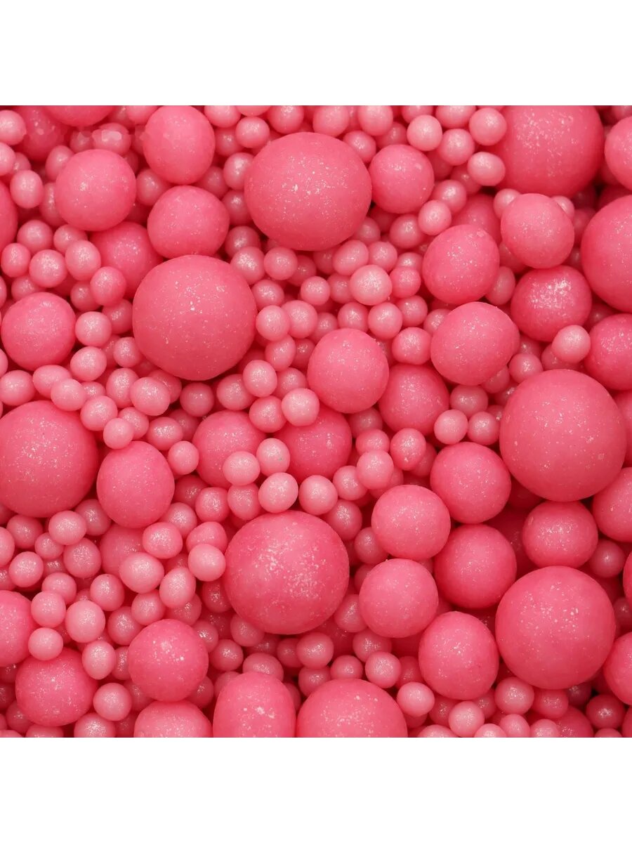 Посыпка кондитерская для десертов и выпечки красная 50 г