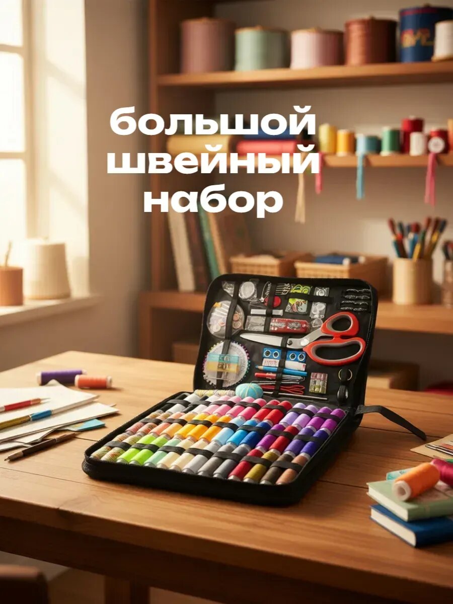 Большой швейный набор для шитья и рукоделия