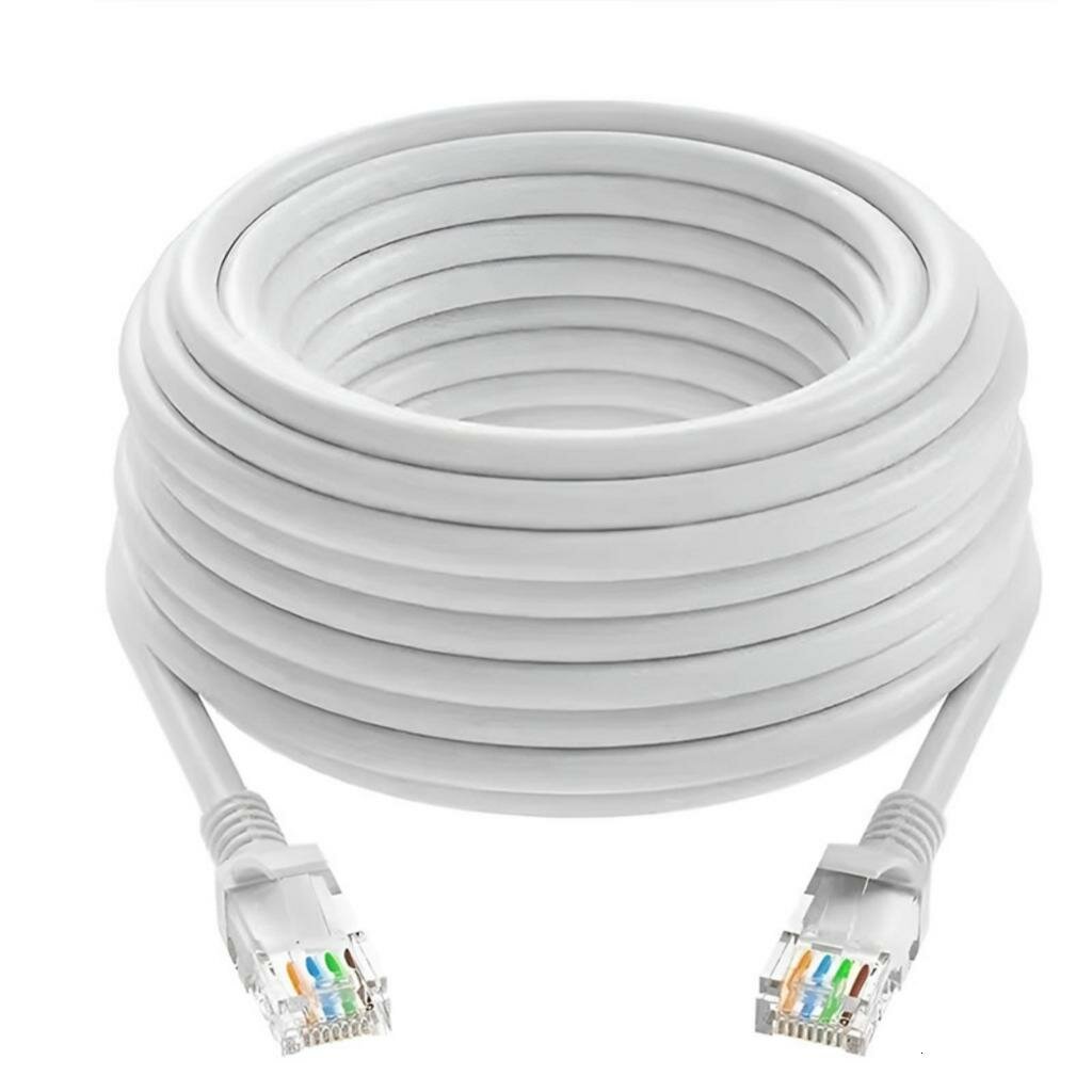 Кабель Ethernet Cat6, Белый - 15m