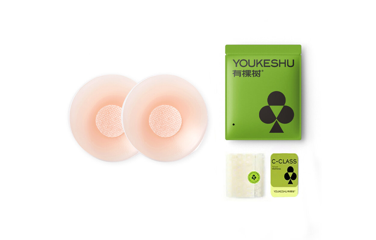 Наклейки на соски женские YOUKESHU 8701412, 10 пар, подарочный набор, OneSize EU