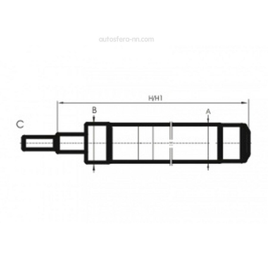 SCT GERMANY Z8694 Амортизатор SCT Z8694 L R VW Golf II Jetta all 83-9