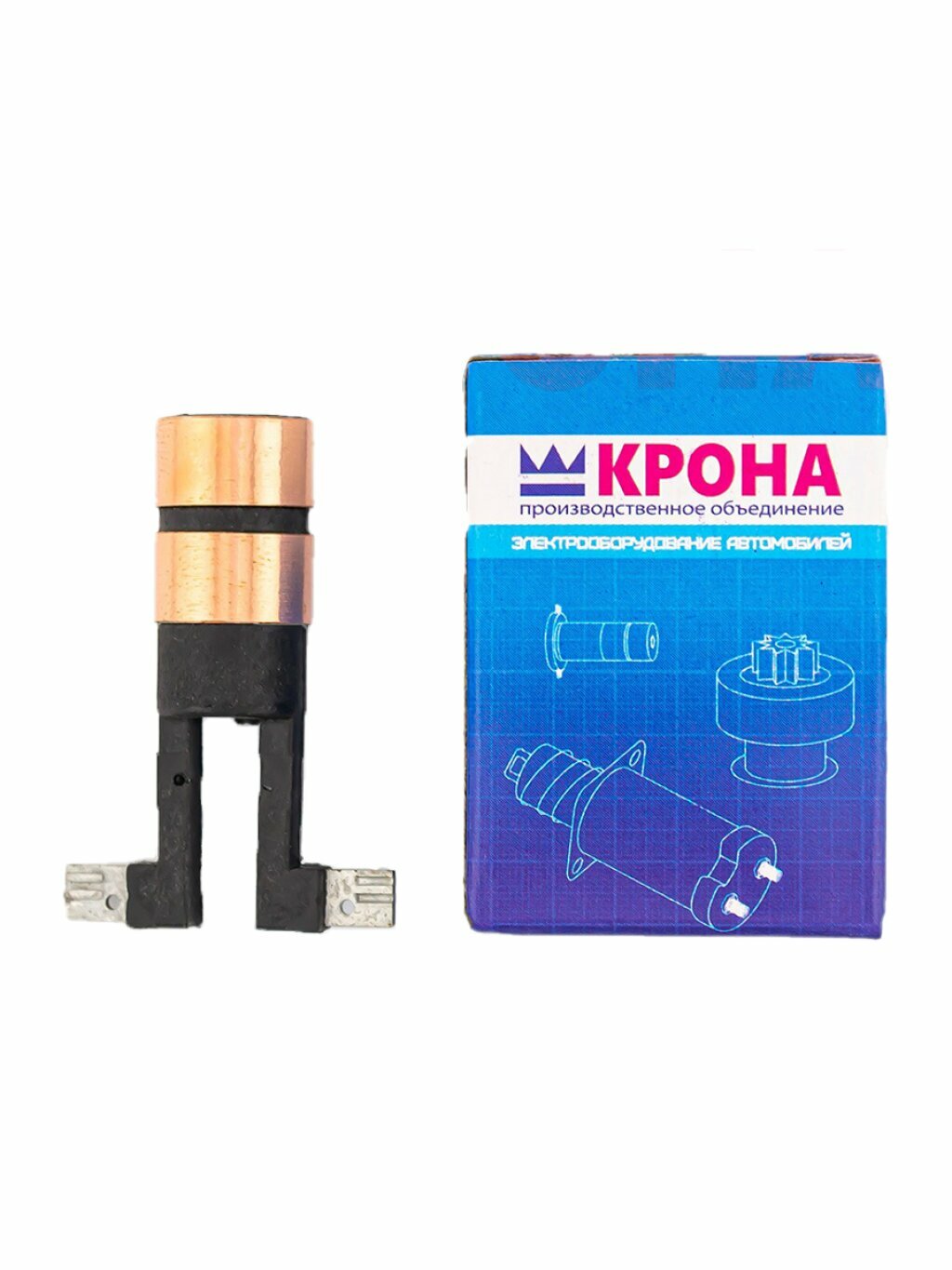 Токосъемные кольца генератора для а/м ВАЗ 2110 "Крона" к генераторам КЗАТЭ н/о без опоры