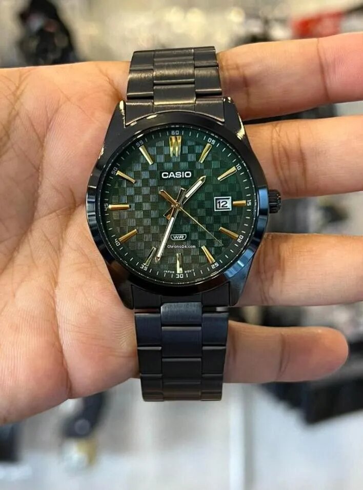 Наручные часы CASIO Collection, зеленый, — фото 1