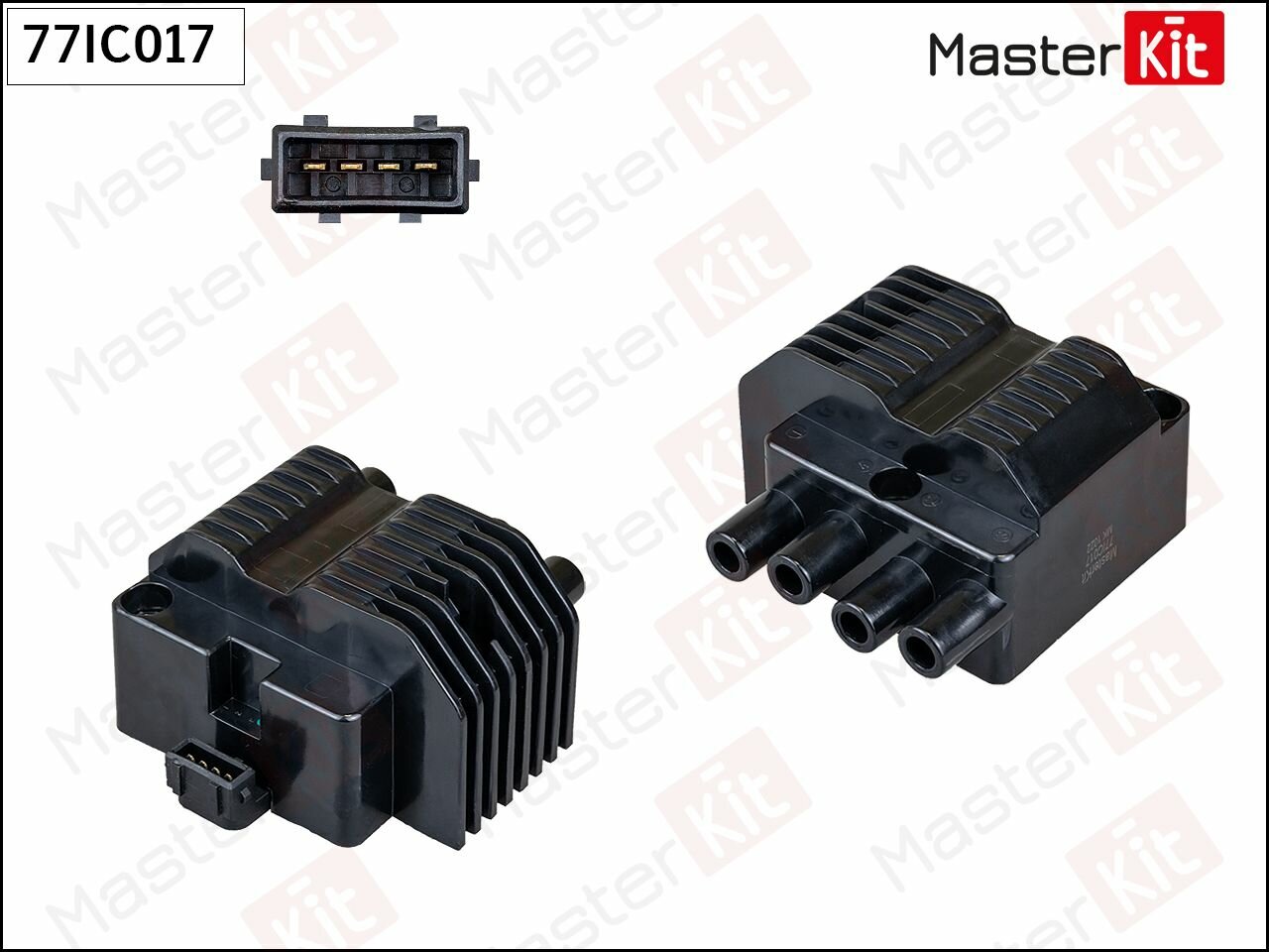 Катушка зажигания Opel Astra GT98Corsa BS93Meriva AX03 93-10 MasterKit 77IC017