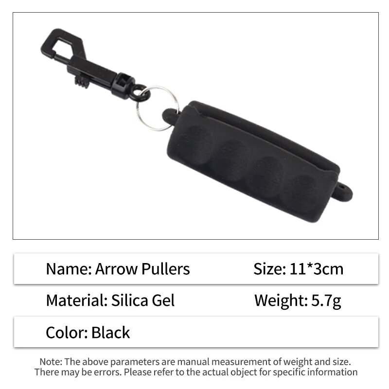 Съемник стрел для лука черный/синий/красный Черный, Black