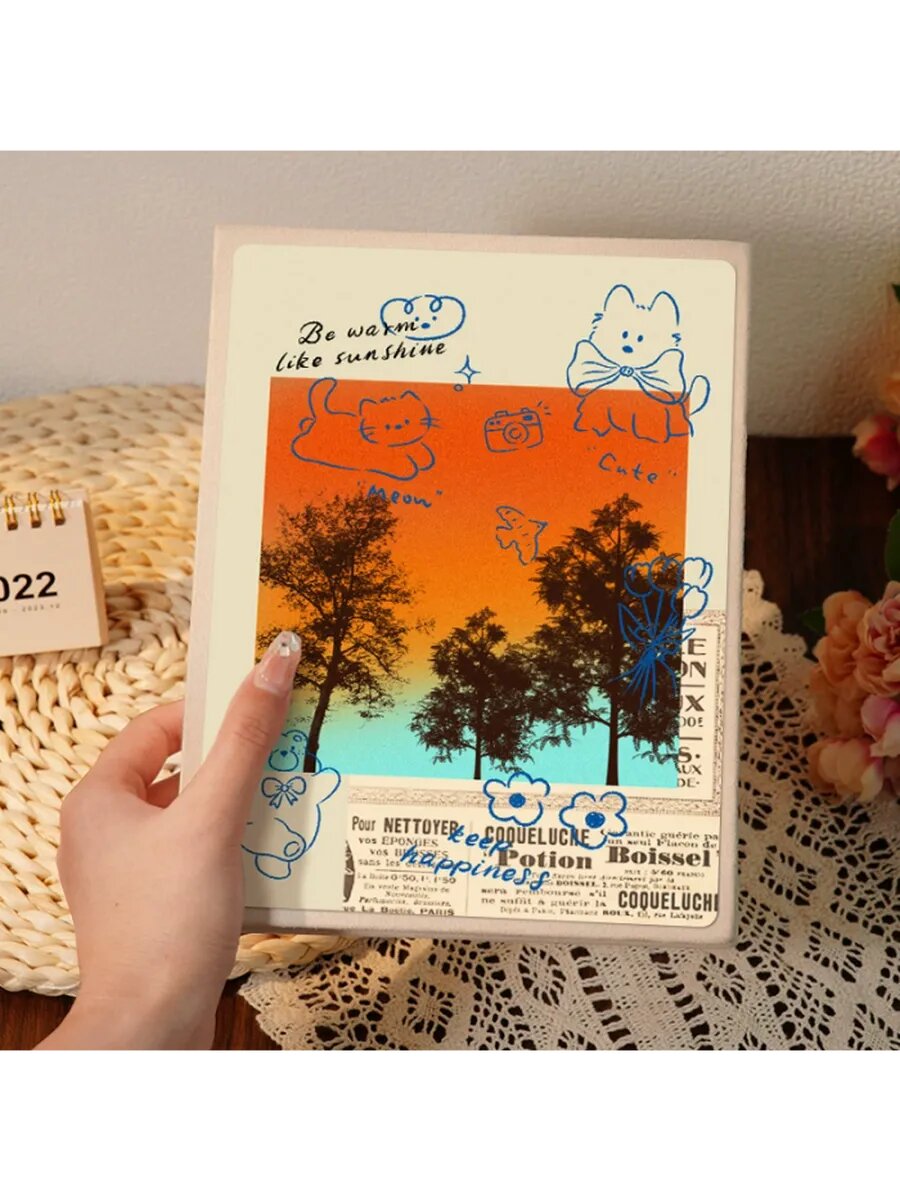 Фотоальбом детский-Волшебная живопись-Горизонталь 8",200 стр