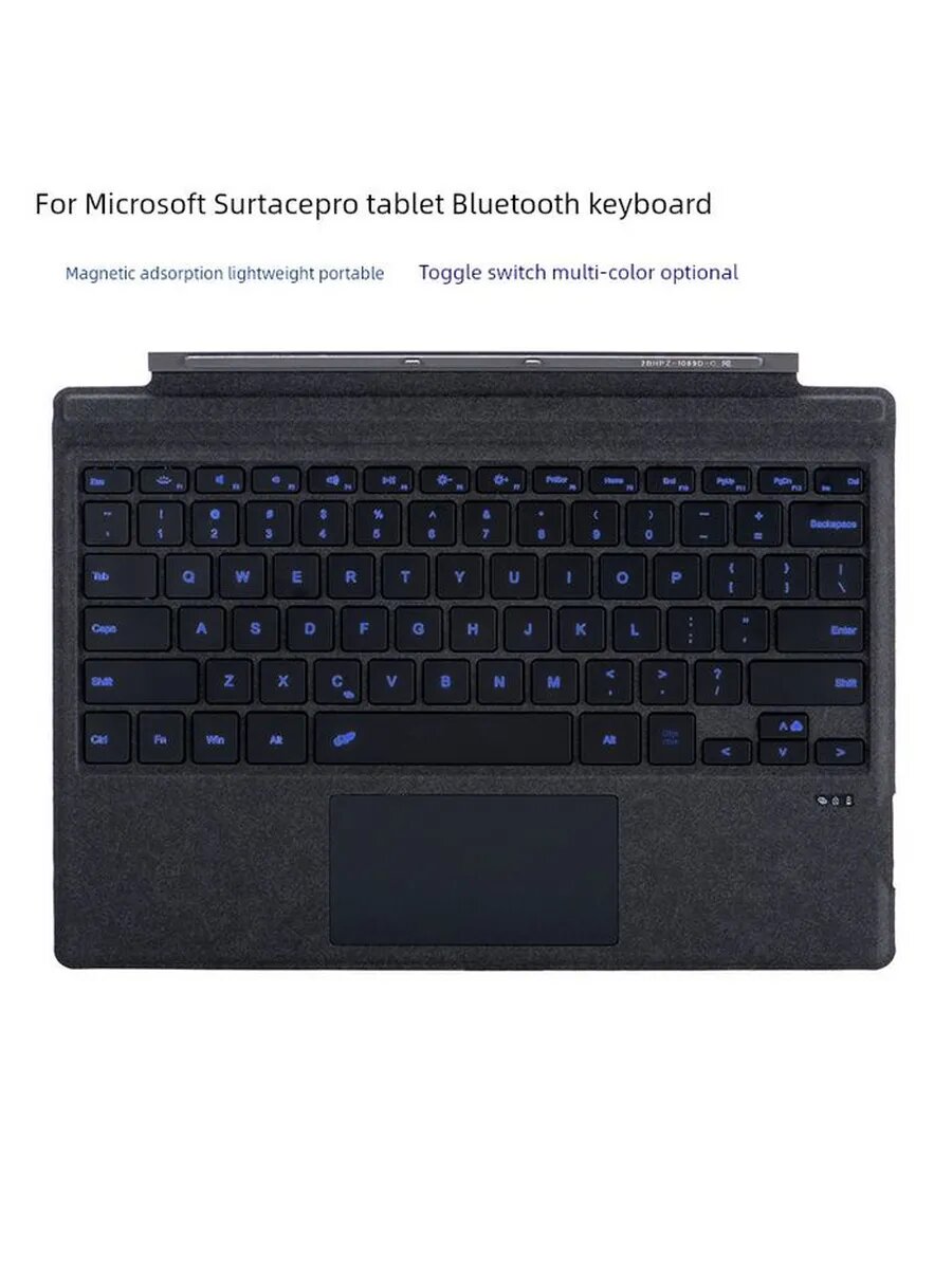 Клавиатура Surface Pro, классический черный, меховой