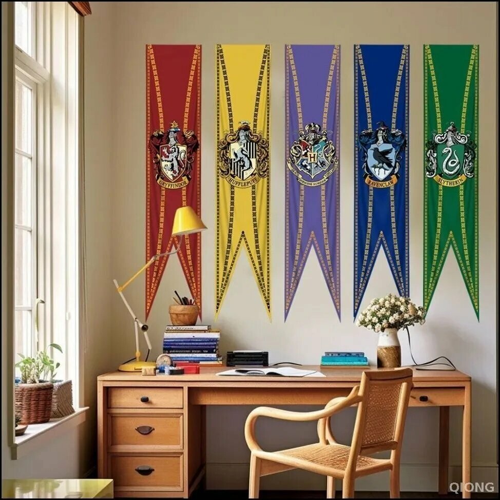 Эксклюзивный флаг Гарри Поттера 30x150 см для декора