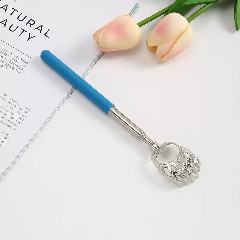 Массажер-чесалка для спины из нержавеющей стали «Медвежья лапа», не нужно обращаться за помощью, телескопическая