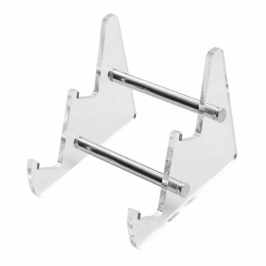 Прозрачная подставка для аксессуаров с регулируемой высотой, Двойной слой