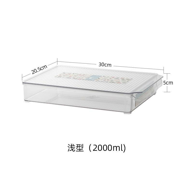 Японский органайзер для холодильника, коробка для хранения еды, коробка для вонтонов и пельменей, коробка для сохранения еды, холодильная коробка для морозильной камеры