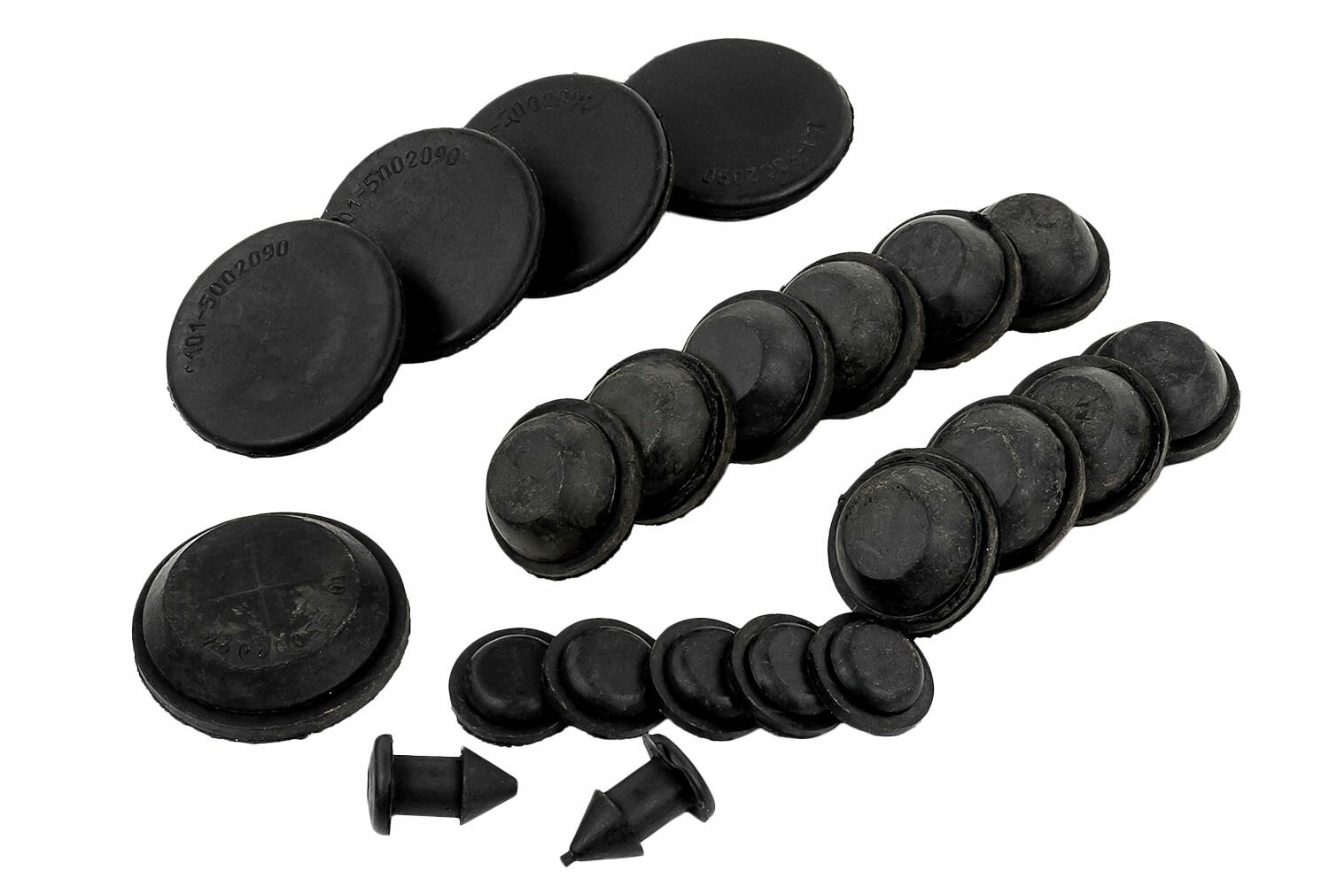 Ремкомплект заглушек технологических отверстий пола (днища) для ВАЗ 2105, 2107