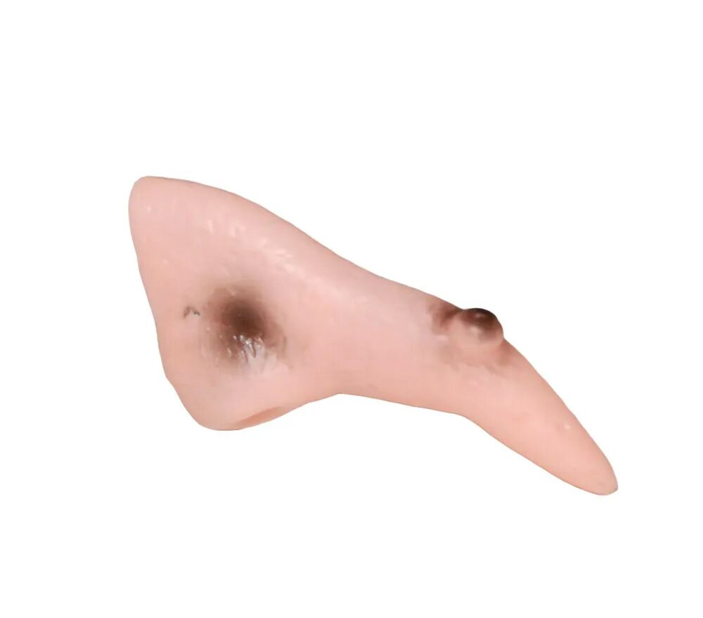 Накладной нос с бородавкой на резинке бабы Яги