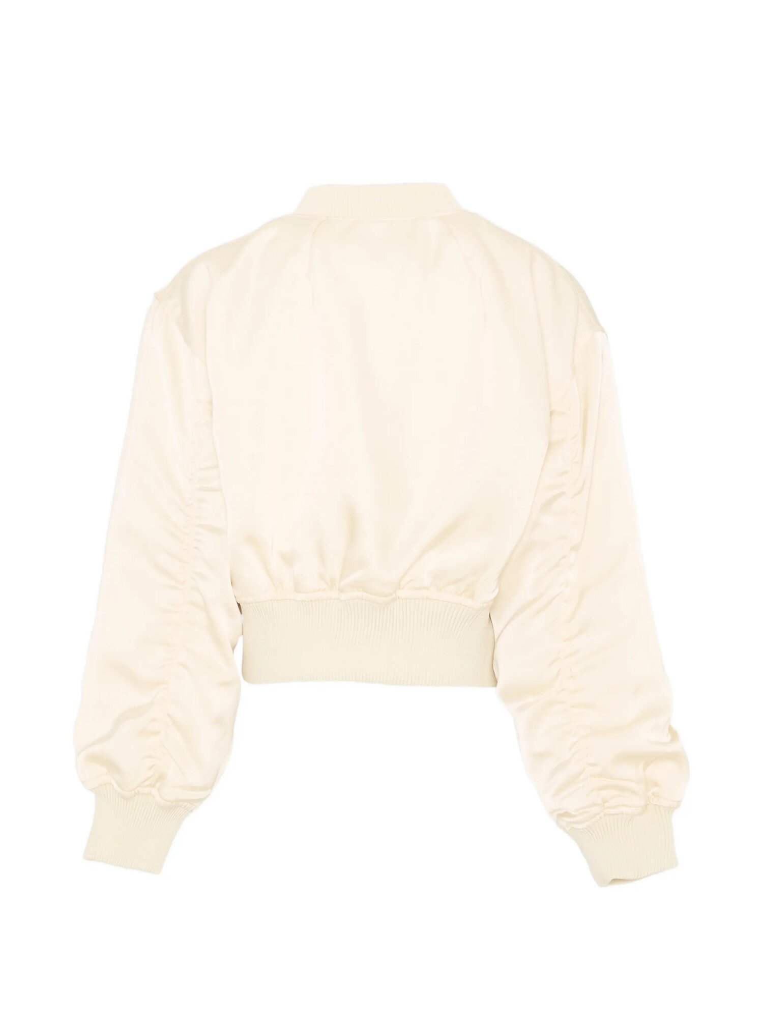 Бомбер Molo Pocket bomber jacket, размер 176, бежевый цветы мелкие — фото 1
