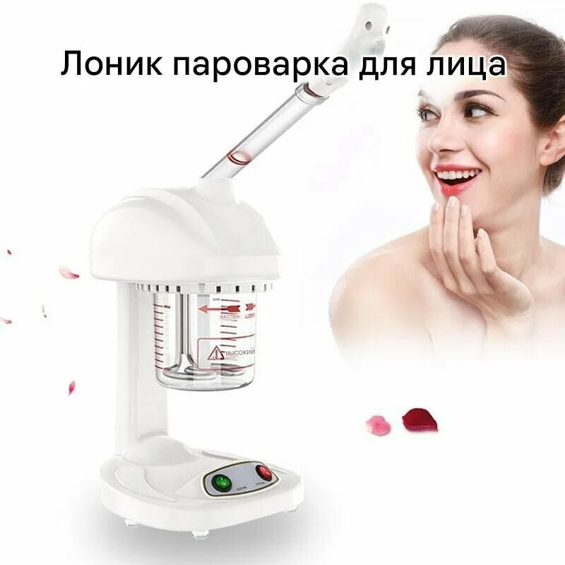 Ионный паровой распылитель для лица, 450Вт, функция озоновой очистки, ароматерапия