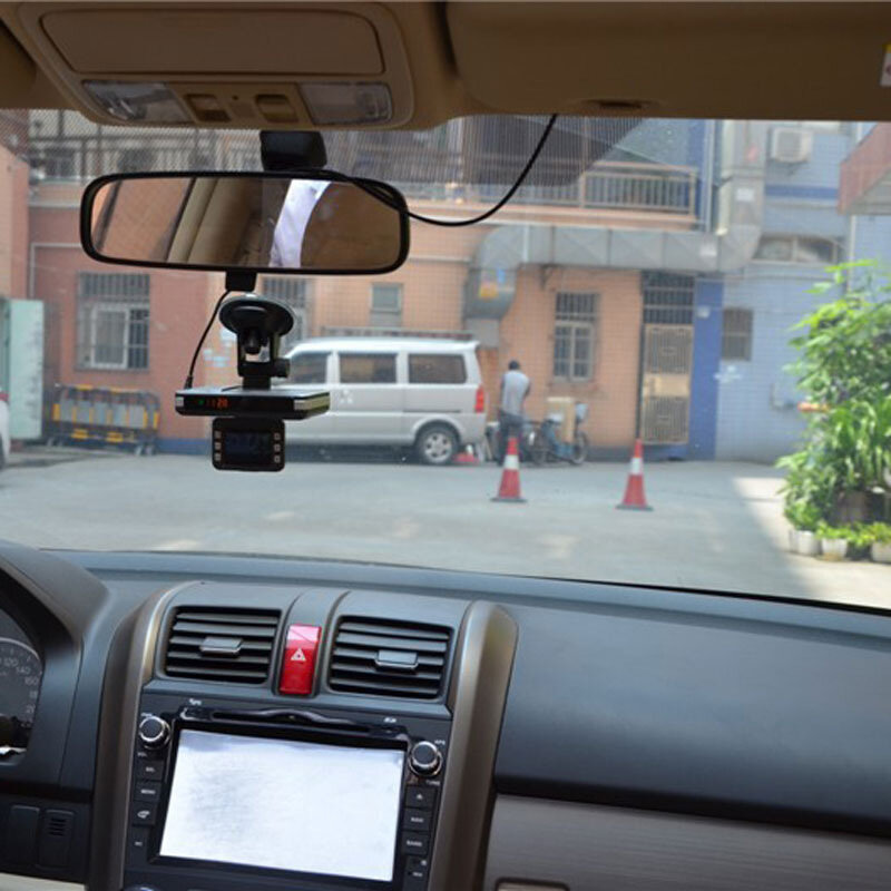 Кросс-бордер VG1V10 видеорегистратор радар 2-в-1 электронный детектор скорости для автомобиля радарный предупреждающий детектор