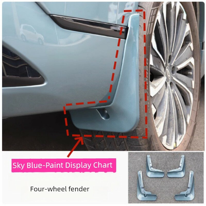Задний подкрылок для Chery Tiggo 9 (2022-2024), без сверления, декоративные аксессуары для модификации задней двери,