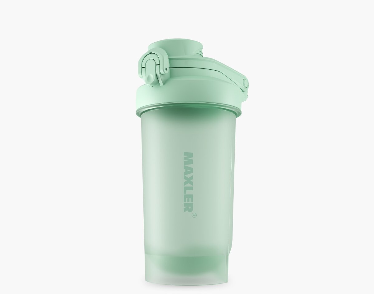 Универсальный шейкер PP Shaker Bottle K314 500 мл (Maxler) Серый/зеленый
