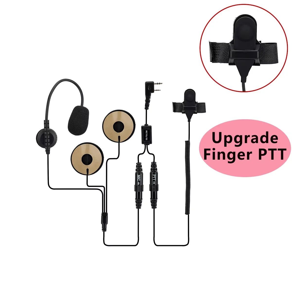 Гарнитура для шлема RETEVIS C9218A, Package B