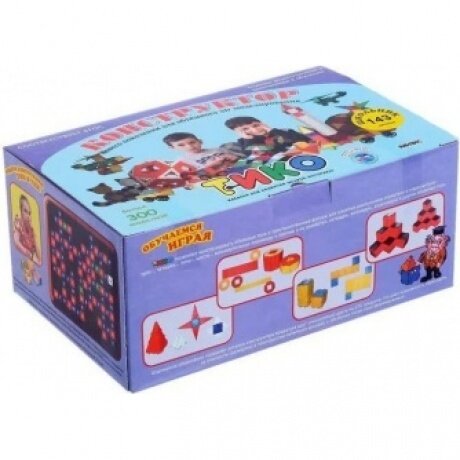 Конструктор тико "Школьник" 143 детали цветная коробка 11-00001289 Рантис 3871