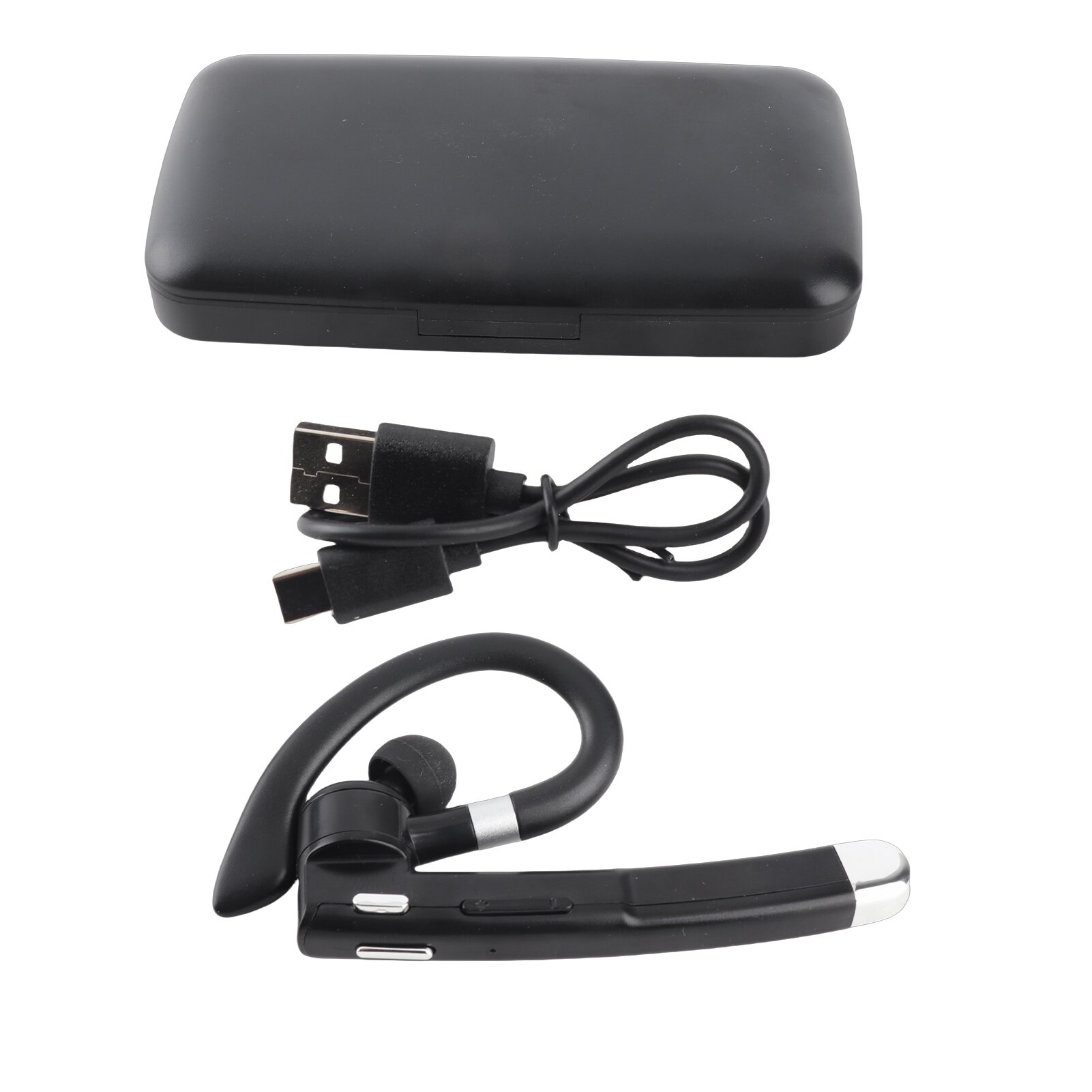 YYK-520 V6.1 Беспроводная Bluetooth-гарнитура с поворотным микрофоном и зарядным кейсом для бизнеса