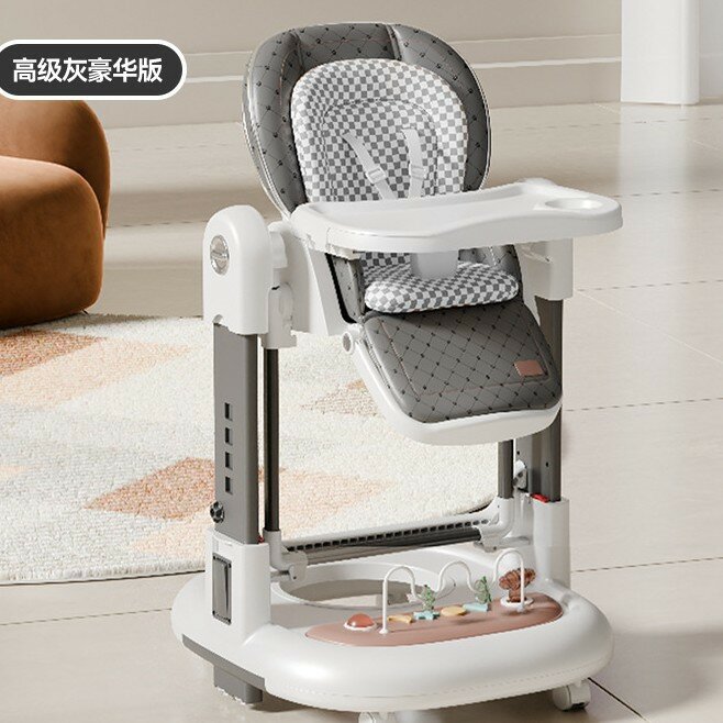 3-в-1 Детский высокий стул, качалка, многофункциональный ходунок, домашний детский обеденный стол, сиденье, детский обеденный стул